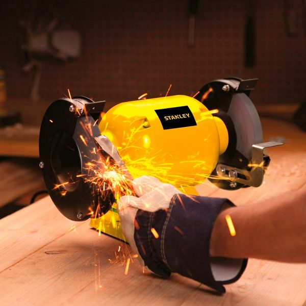 Esmeril de Banco Stanley STGB3715 + Amoladora 4 1/2" 750w - Vultec ...