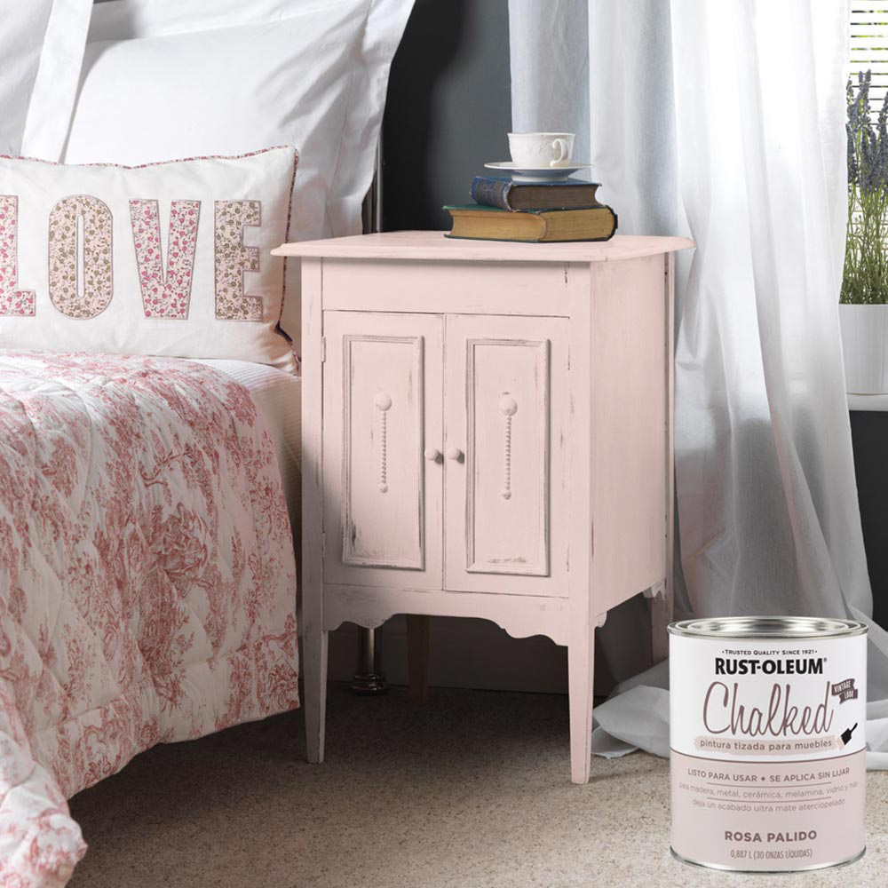 Rust-Oleum Pintura Brochable Chalked Rosa Pálido 0,887L - Vultec ...