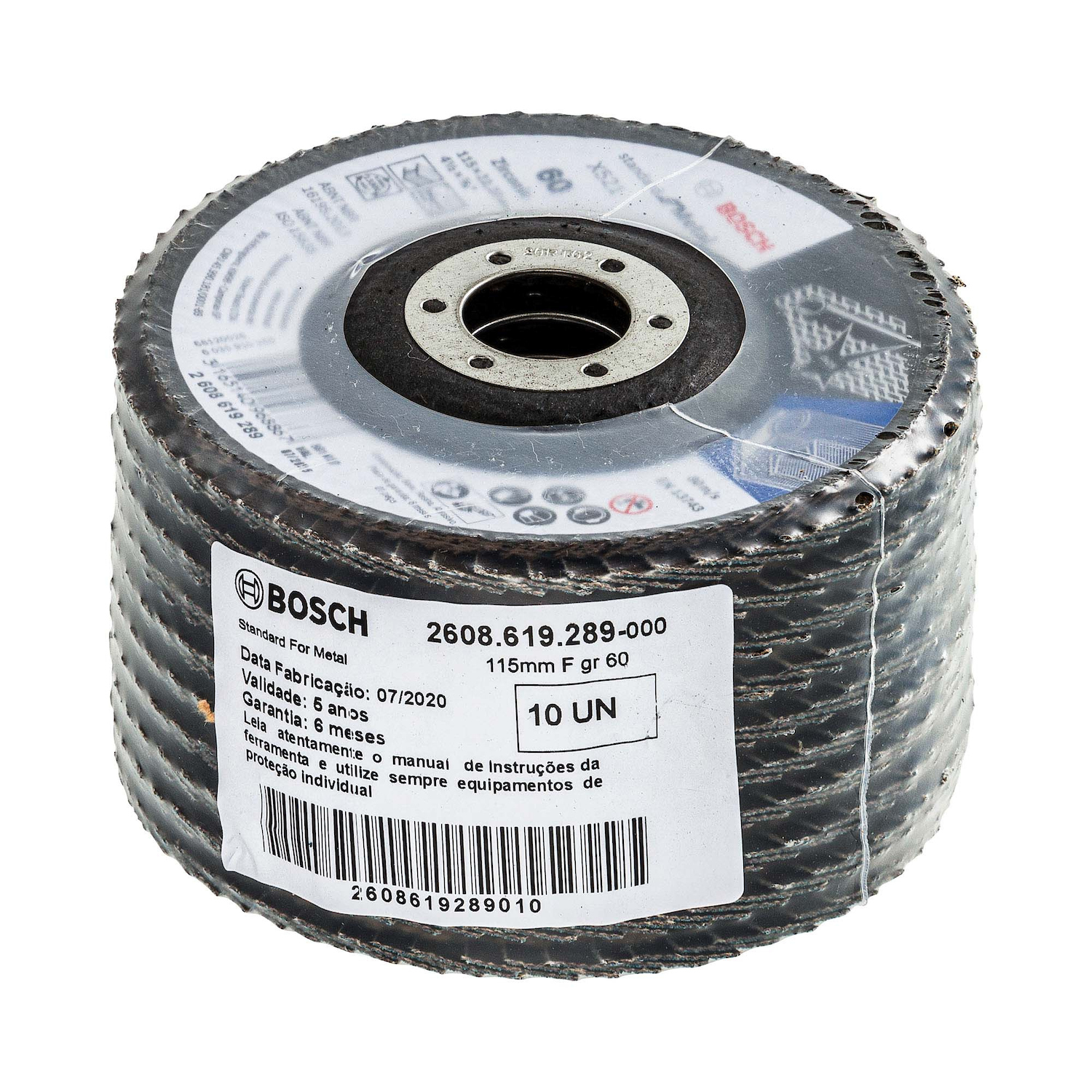 Bosch Disco Flap ECO Inox Metal 115mm Gr60 Curvo Fibra – Vultec ...