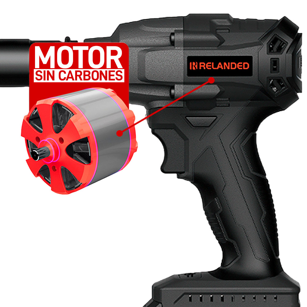 Llave de Impacto RELANDED RR-8550S 1/2" 20V 330Nm 2 x 4 Ah - Vultec ...